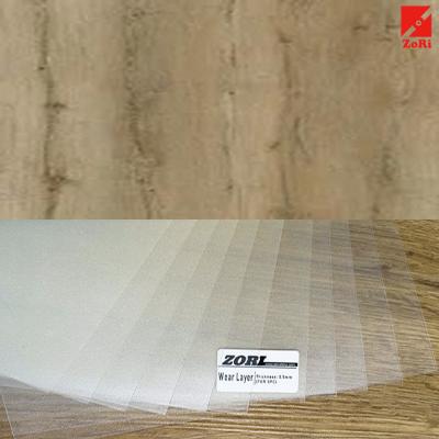 China Desgaste adaptable de 12 Mil Pure del PVC del piso de la capa transparente del desgaste - fabricante resistente de la película en venta