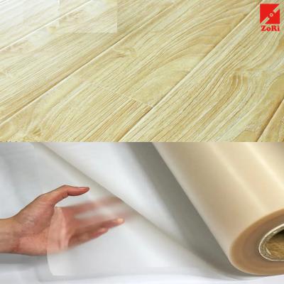 Cina Fornitore del film di protezione del pavimento per 20 strati di usura del PVC di Mil Pure utilizzati nel pavimento di LVT in vendita