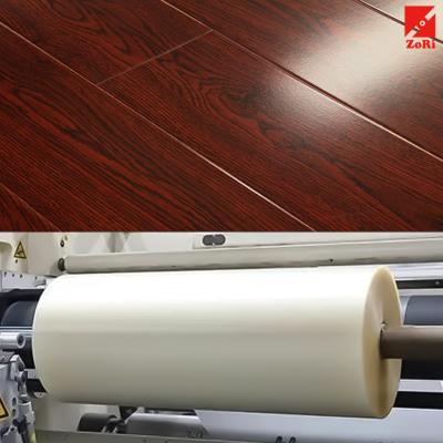 China Industriële Partij die LVT-Slijtagelaag, Breedte 970mm1300mm veroorzaken de Filmproducent van de Vloerbescherming Te koop