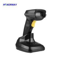 Quality 2.4GHz Wireless Global Shutter 2D Hand Barcode Scanner With 2200mAH Battery OEM for sale