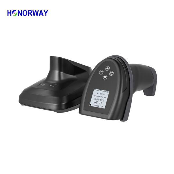 Quality MES Compatible Handheld Barcode Scanner With Screen 2 Inch Wireless QR Code Scanner for sale