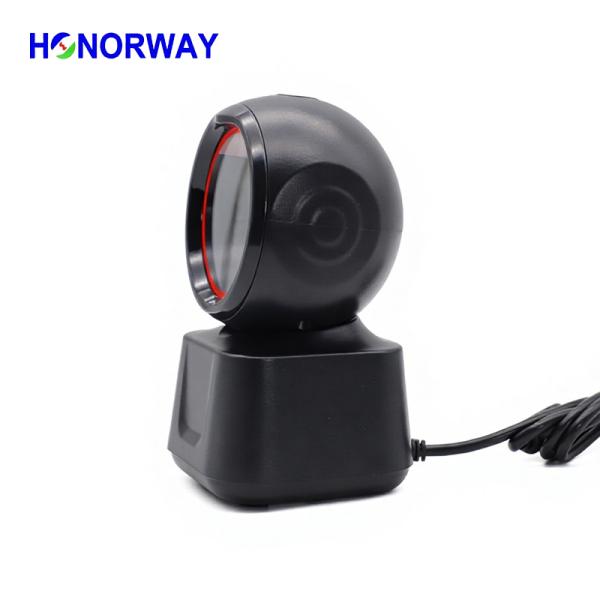 Quality 1D 2D QR Hand Free Desktop Barcode Reader For Grocery Store / POS Checkout Systems for sale