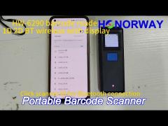 1d 2d qr cmos imaging portable barcode scanner handheld 2.4ghz wireless bluetooth