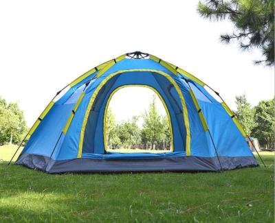 China Automatic Instant 5 to 8 Person Single Layer 2 Doors Camping Tent(HT6050) for sale