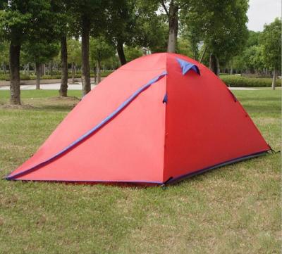 China Lightweight Easy Carry 3 to 4person Double Layer Waterproof Family Camping Tent(HT6068) for sale