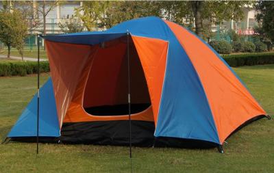 China 3 to 4person Camping Tent Family Camping Tent Portable Tent Waterproof Tent Shelter With Carry Bag(HT6070-3 to 4person) for sale