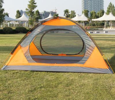 China Lightweight Aluminum Alloy Poles 2-person Waterproof Dome Shelter Tent Family Cabin Tent(HT6073) for sale