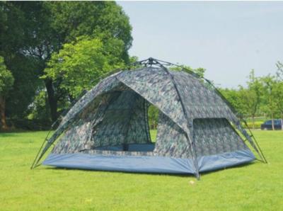 China Fast Pitch Instant Camouflage Automatic Camping Tent for 3-4 Person Outdoor Hiking Camping and Picnic(HT6075) for sale