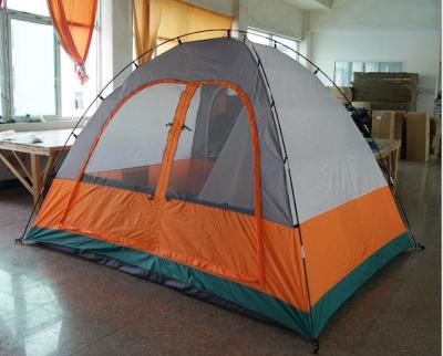 China Double Layer 4 to 6 Person Large Camping Tent with 2 Rooms(HT6076) for sale