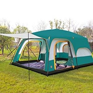 China 8 to 12 person Camping Tent Three Rooms Family Camping Tents Large Capacity Camping Tent(HT6100) for sale
