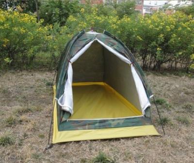 China Single Person One Door Camouflage Travel Dome Tent Army Color Camping Tent(HT6009) for sale