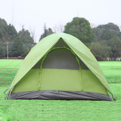 China 3 Person Camping Tent,Double Layer Windproof Waterproof Backpacking Tents for Hiking Travel Outdoor Beach(HT6013) for sale