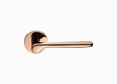Cina maniglie di porta interna moderne d'ottone 64mm delle maniglie di porta di 139mm per hardware domestico in vendita
