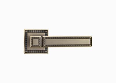 Cina Maniglie di porta interna di lusso dell'oro di stile cinese, doppio insieme di legno della leva della porta in vendita