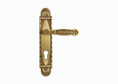 Cina Maniglie di porta nere mute dell'oro della leva d'ottone classica della porta per la camera da letto/bagno in vendita