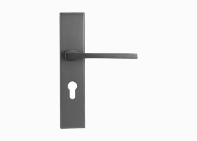 Cina maniglie di porta interne moderne d'ottone 63mm di 130mm per le porte di legno in vendita