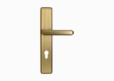 Cina maniglie di porta interne moderne d'ottone 63mm di 130mm per le porte di legno in vendita