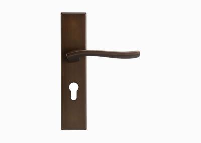 China Van de het Messings Gouden Binnenlandse Deur van de veiligheidsluxe plaatste het Stevige Slot van het de Trekkrachthandvat 133mm 63mm Te koop