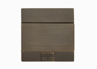 China Amertop Pop up Floor Outlet with Brass Cover Outlet and Receptacle Box for sale