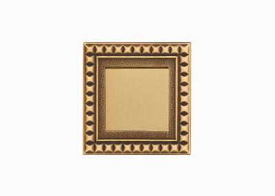 Cina Tipo 86 interruttore della luce d'annata bianco puro nero 1gang/2gang/3gang 2way di Amertop del commutatore 220V della parete della piastrina di ottone del metallo della metallina in vendita