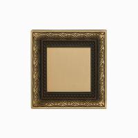 China Amertop EU Brushed Brass Panel , 87mm Electrical Switch Socket for sale