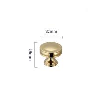 China 25*25mm Gold Kitchen Hardware Brass Cabinet Pull Handles Cupboard Door Knobs for sale
