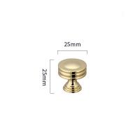 China 25*25mm Gold Kitchen Hardware Brass Cabinet Pull Handles Cupboard Door Knobs for sale