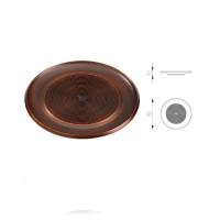 China Unique Design 80MM Brass Cabinet Pull Handles Solid Brass Saucer for sale