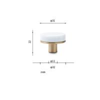 China Amertop Metal Brass Cabinet Pull Handles Copper Cabinet Knobs & Handles for sale