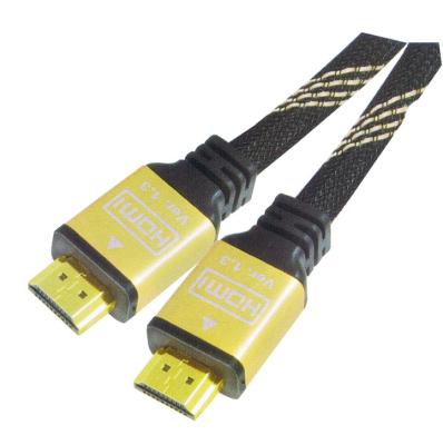 China Gold Plated 1.8M 6 ft With Nylon Mesh  Cables 1080P HDTV Cable for sale