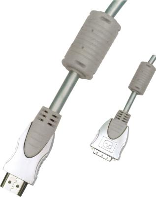 China Dual Color Molded dvi to  cable 1080 HDTV Cable for sale