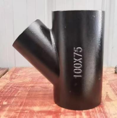 China Corrosion Resistant Cast Iron Drainage Pipe Fittings with High Structural Strength in Standard Sizes for sale