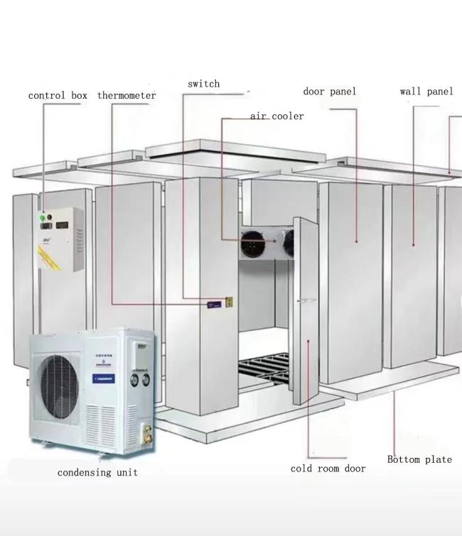 KUB500L YF35E3G-Q100 220V 1PH 60HZ refrigeration condensing unit low temperature 5HP scroll compressor condensing units price