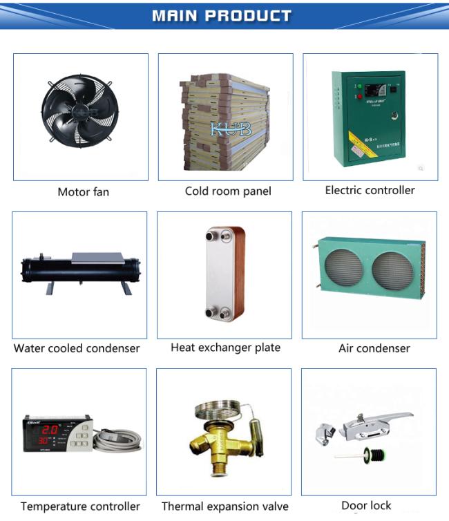KUB500L YF35E3G-Q100 220V 1PH 60HZ refrigeration condensing unit low temperature 5HP scroll compressor condensing units price