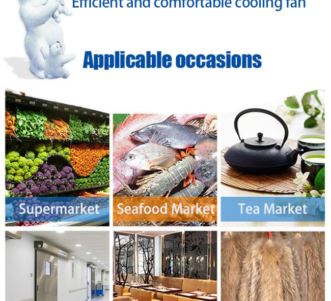 Industrial air cooler SPAE053D Shanghai KUB provide CE certification three fan evaporative air cooler for cold room