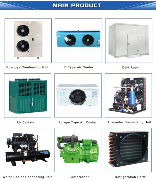 CAJ2446ZBR  Tecumseh compressor 1 hp condensing unit 220V ac condenser unit R404A freezer condensing units