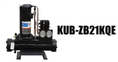 China KUB-300LAGY Made in China ZB21KQE compressor 3hp condensing unit refrigeration small condensing unit for sale