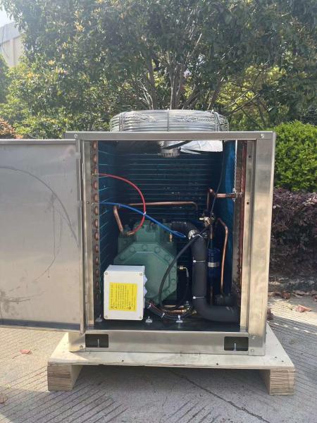 2CES-3Y Compressor Box Type Air Cooled 3HP Condensing Unit Fan Grille And Blades Stainless Steel Condensing Unit