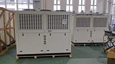 China Unidad condensadora de compresor de pistón de la marca DMZL de 30HP a 50HP, unidad de refrigeración refrigerada por aire para fábricas en venta