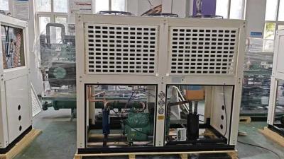 China Unidad condensadora de compresor de pistón de la marca DMZL de 30HP a 50HP, unidad de refrigeración refrigerada por aire para fábricas en venta