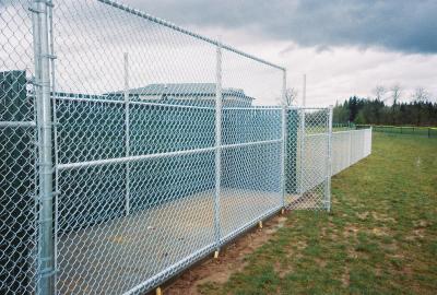 China PVC Coated Chain Link Fence/ Screen With Round Post/Chain link for sale