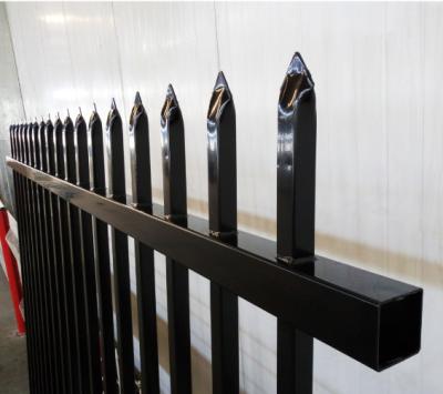China New Products Steel Tube Fence Galvanized Industrial Security Fence for sale