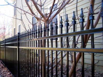 China Steel fencing wholesale modern metal used wrought iron fencing for sale for sale