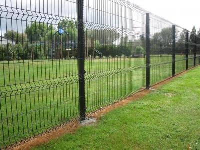 China Outdoor welded wire mesh fence / galvanized 3d curved wire mesh panels for garden for sale