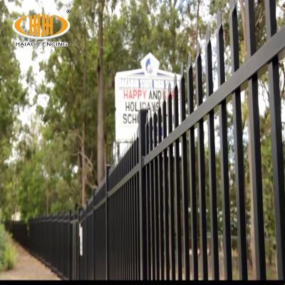 China Garden backyard palisade security fence / wrought iron fence with cheap price for sale