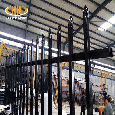China Ornamental Used Wrought Iron Fencing for sale/ decorative steel fence for sale