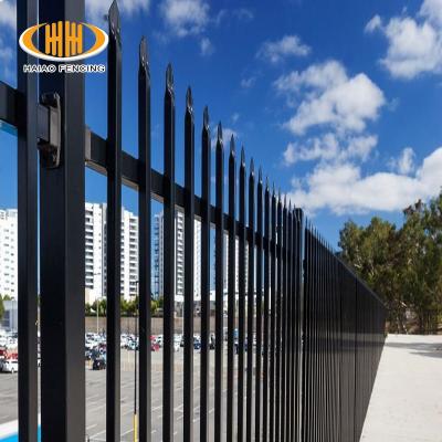 China white pvc coated welded wire mesh fancy real low price wrought iron galvanized palisade proline palisade steel estate fe for sale