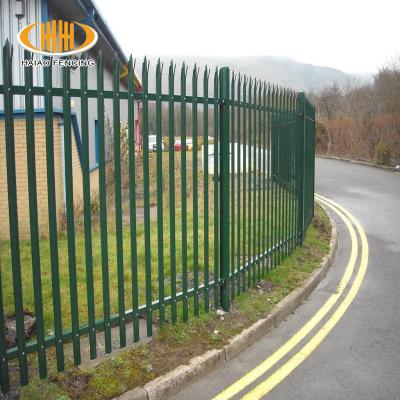 China 1.8m High Palisade Security Fencing/powder coated or galvanized palisade fence for sale