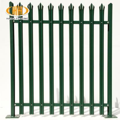 China Good Quality Commercial Industrial Steel Security Palisade Fencing/ galvanized palisade fence for sale