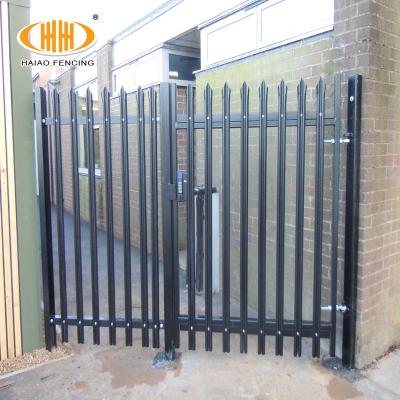 China China Hottest Sale D and W type Wholesale Colorful or galvanized Steel Palisade Fence / fencing for sale